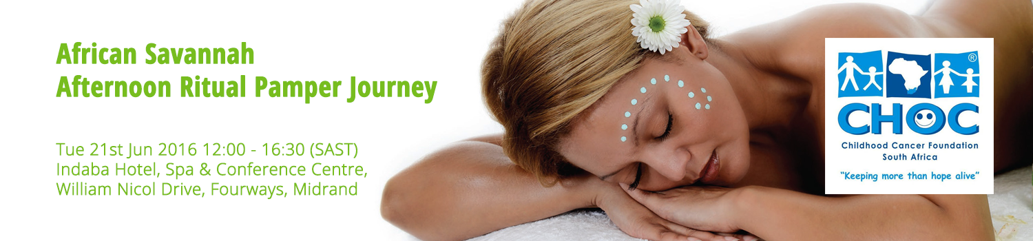 Book tickets for African Savannah Afternoon Ritual Pamper Journey