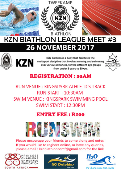 Book tickets for KZN Biathlon League Meet #3