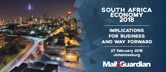 Book tickets for Mail & Guardian SA Economy 2018