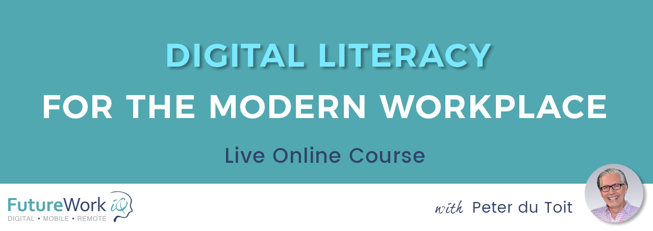 Book tickets for Digital Literacy For The Modern Workplace