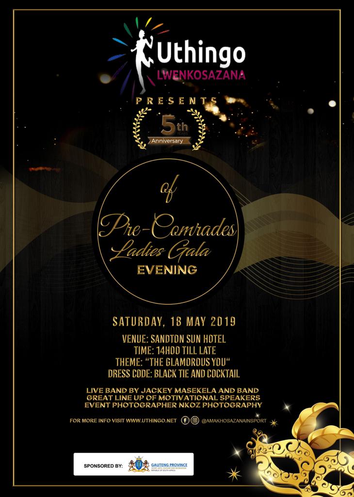 Book tickets for Uthingo Lwenkosazana Pre-Comrades Ladies Gala Evening 2019