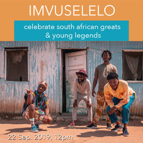 Book tickets for Imvuselelo - Celebrate South Africa