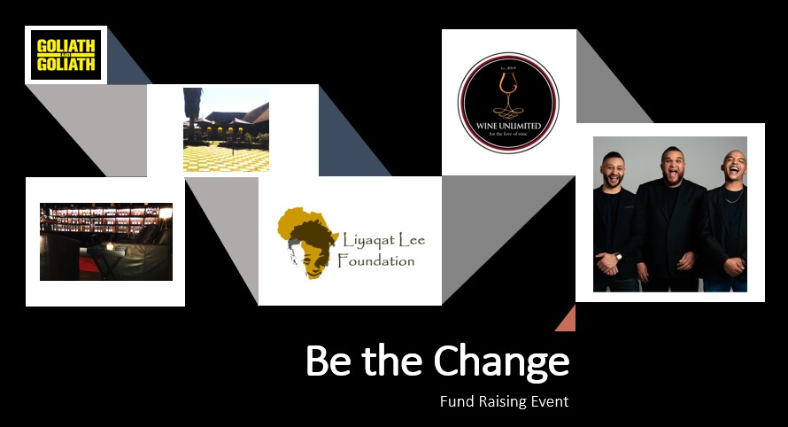 Book tickets for Be the Change Fund Raising Event