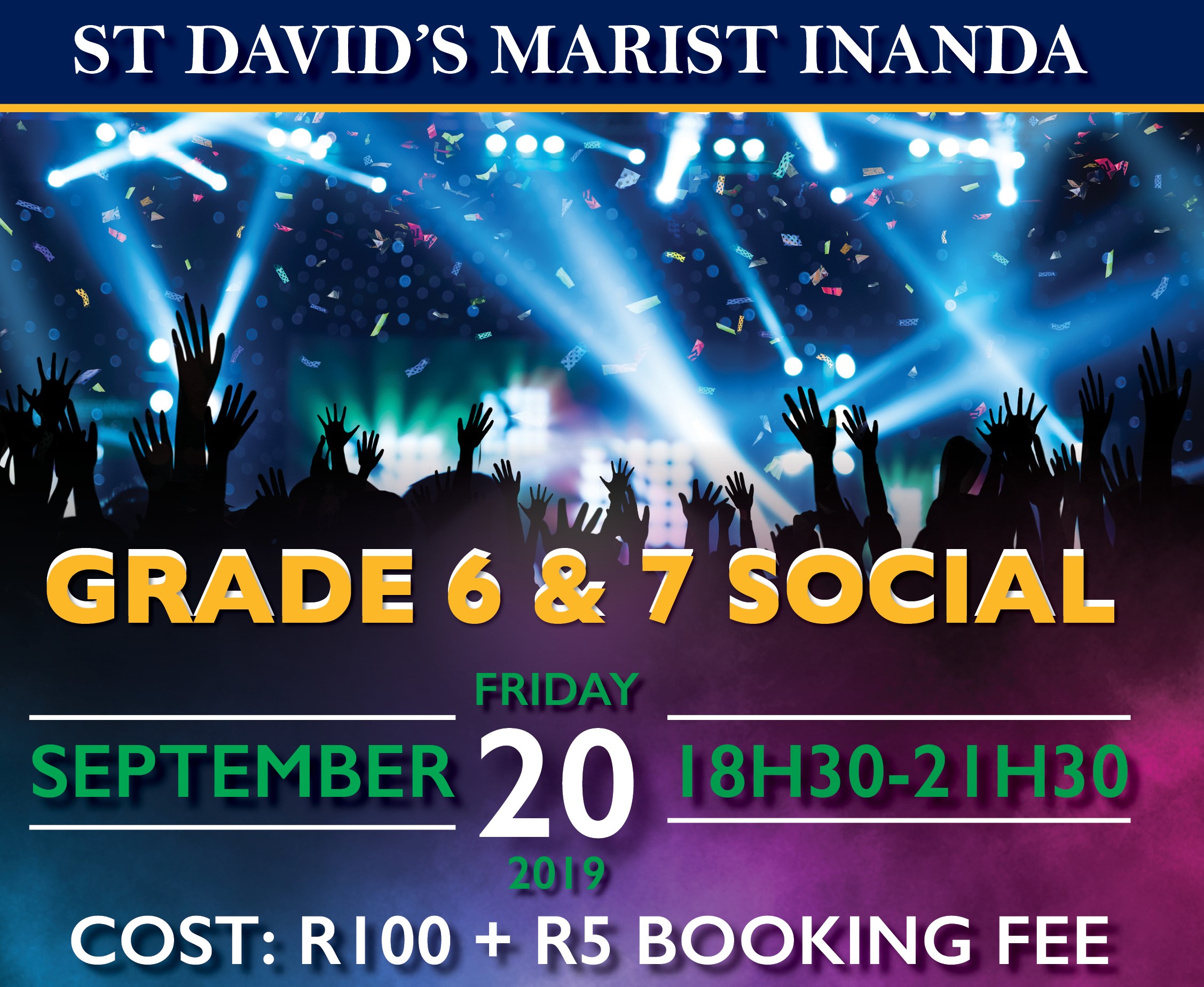 Book tickets for St David's PTA - Grade 6/7 Social