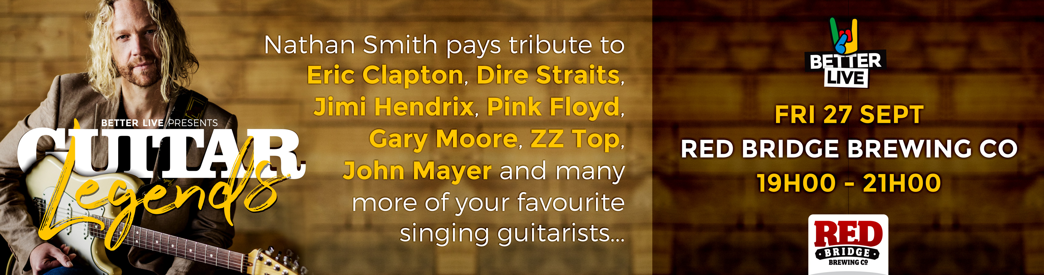 Book tickets for Nathan Smith Guitar Legends in Knysna