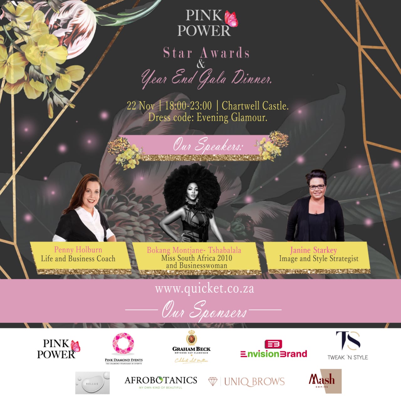 Book tickets for Pink Power Star Awards & Year End Gala Dinner