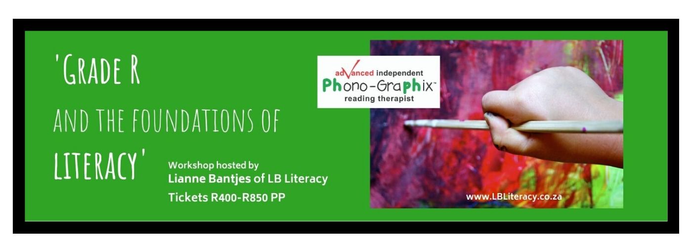Book tickets for Grade R and the Foundations of Literacy