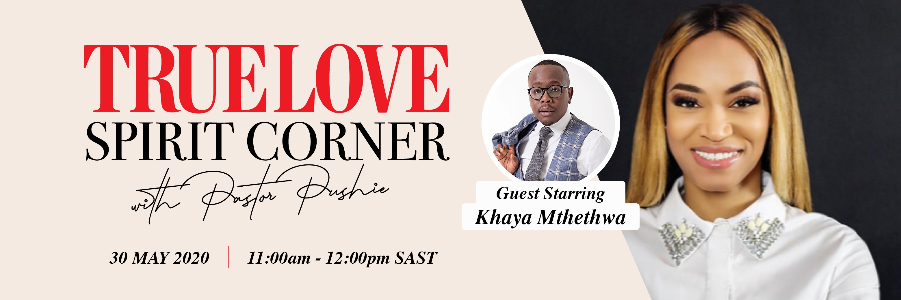 Book tickets for TRUE LOVE SPIRIT CORNER with Pastor Pushie