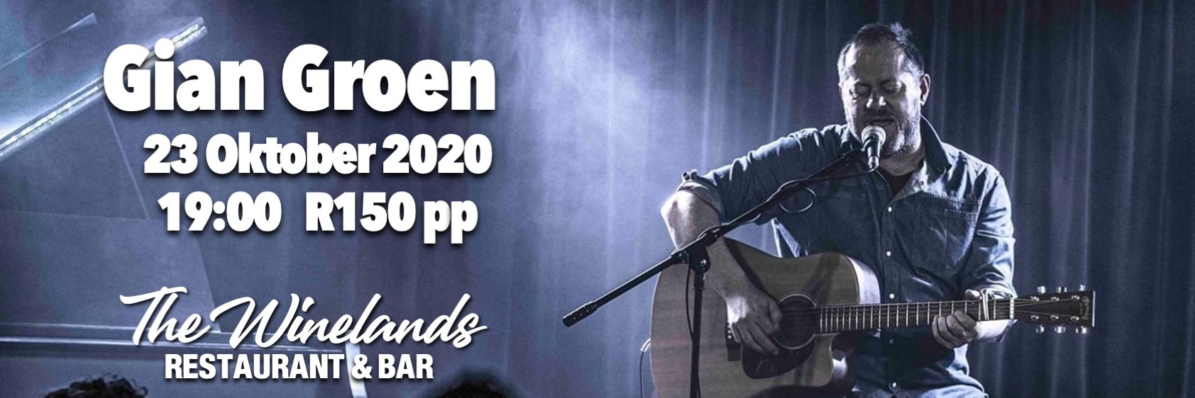 Book tickets for Gian Groen @ The Winelands