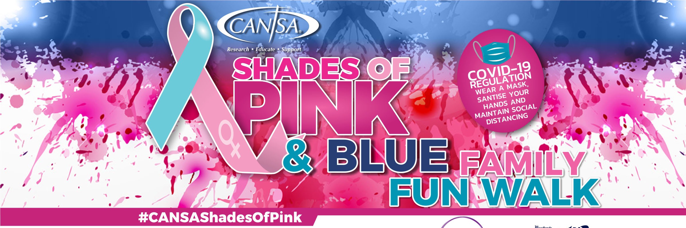 Book tickets for Shades of Pink & Blue Family Fun Walk