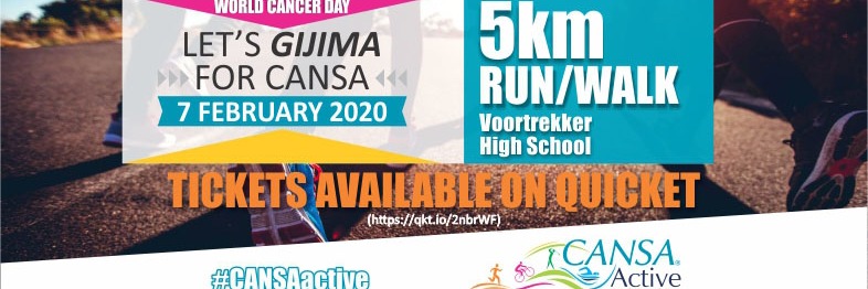 Book tickets for CANSA Pietermaritzburg Gijima Fun Walk