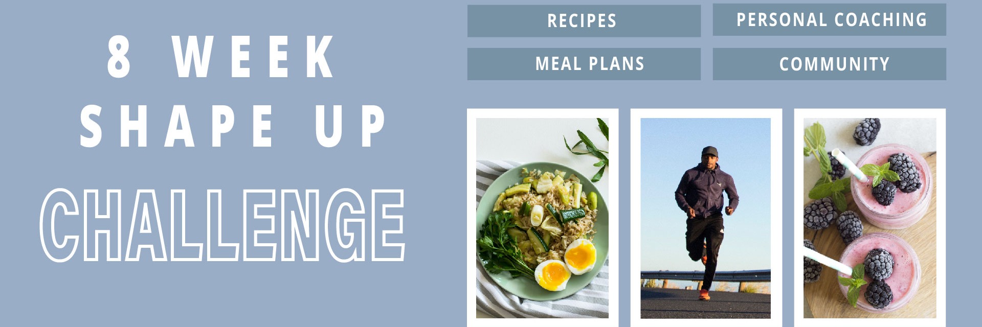 Book tickets for 8 Week Shape Up Challenge