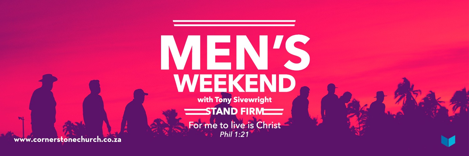 Book tickets for Men's Weekend