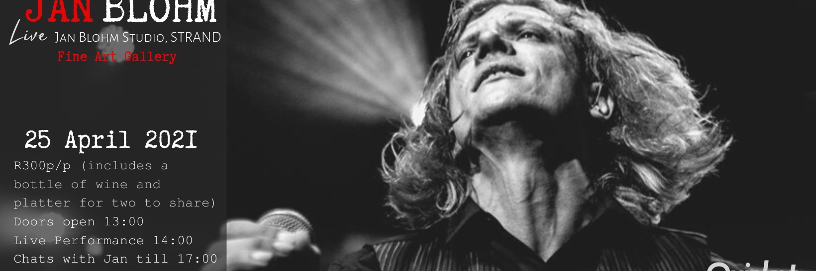 Book tickets for Jan Blohm : 25 April : Jan Blohm Art Gallery, STRAND