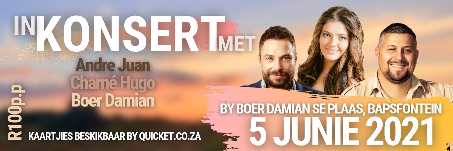 IN KONSERT MET: Andre Juan, Charne Hugo & Boer Damian on Quicket