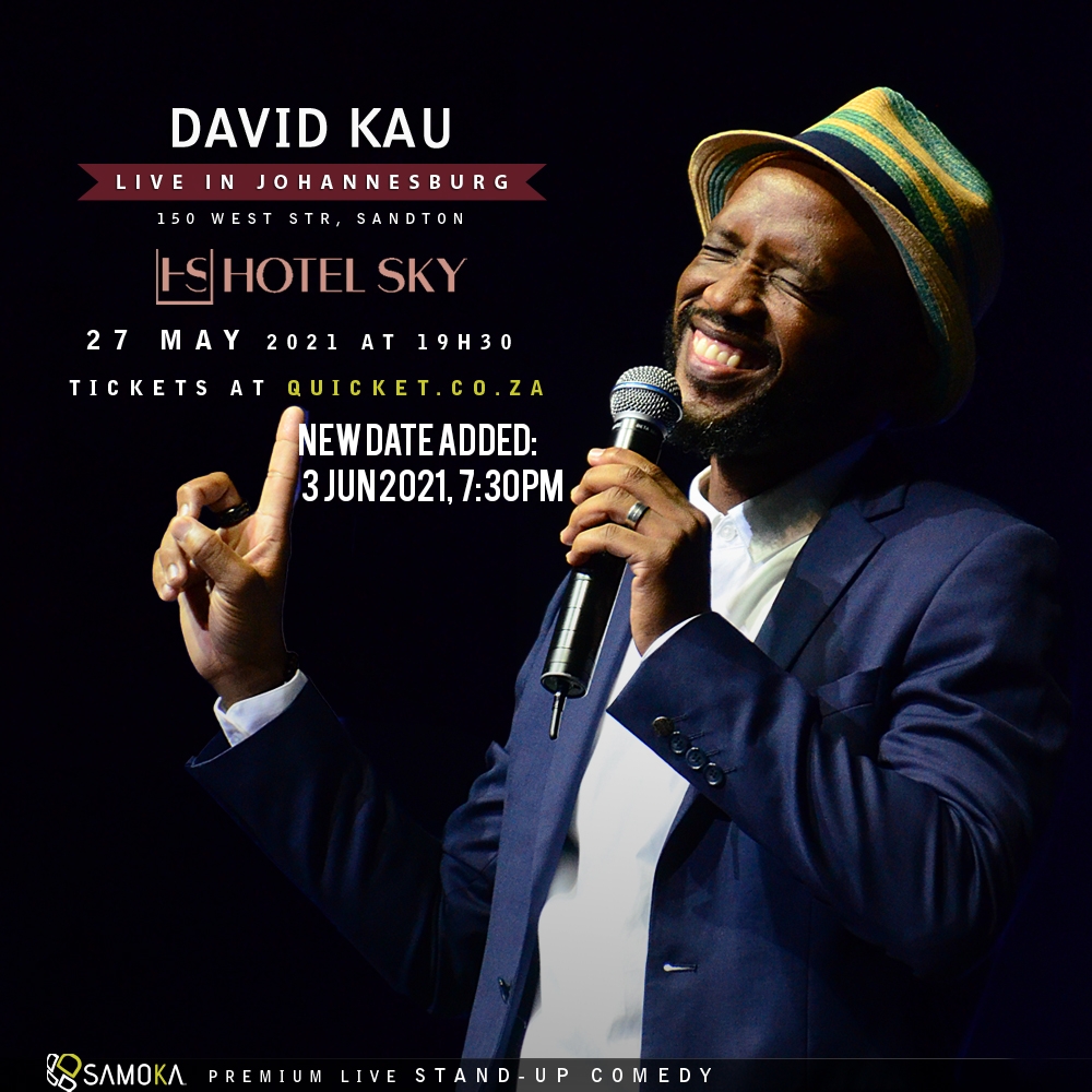 Book tickets for David Kau LIVE in Johannesburg at Hotel Sky Sandton ...