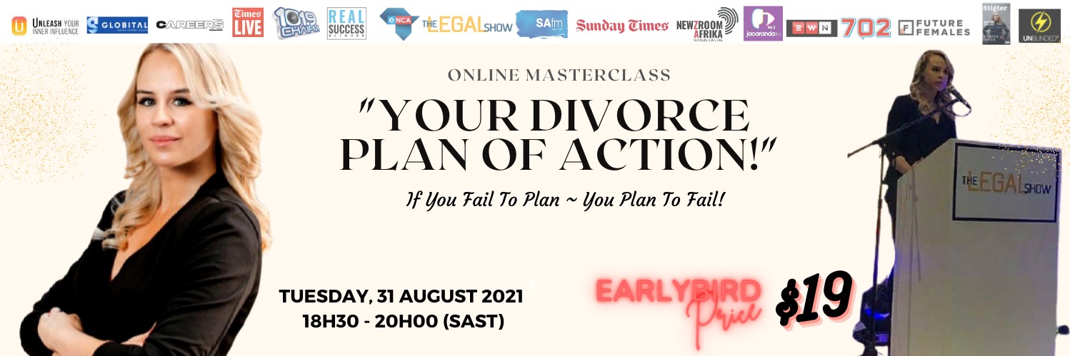 Book tickets for YOUR DIVORCE PLAN OF ACTION