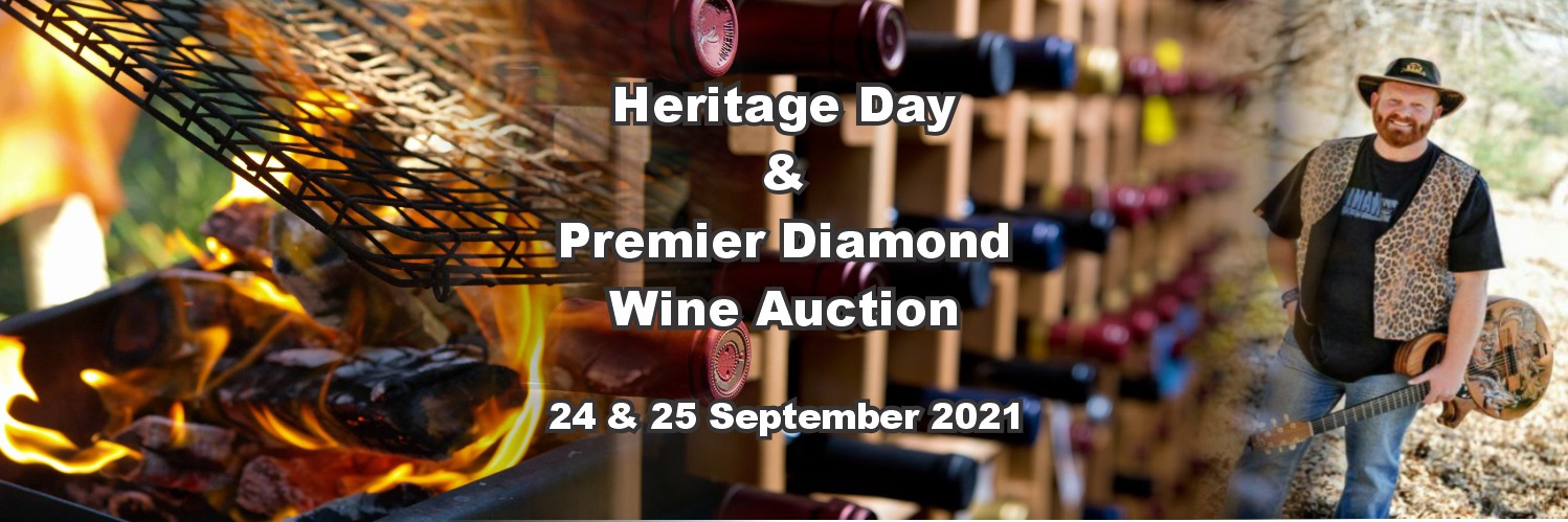 Book tickets for Heritage Day (Braaidag) & Diamond Wine Auction