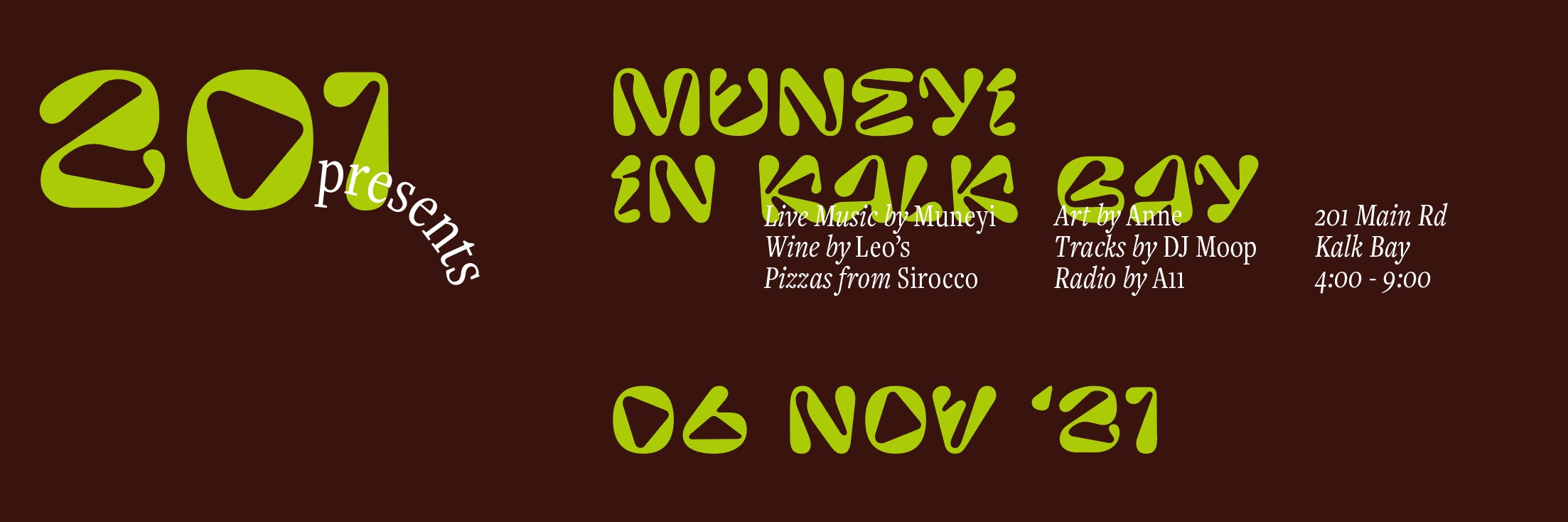 Book tickets for MUNEYI LIVE IN KALK BAY