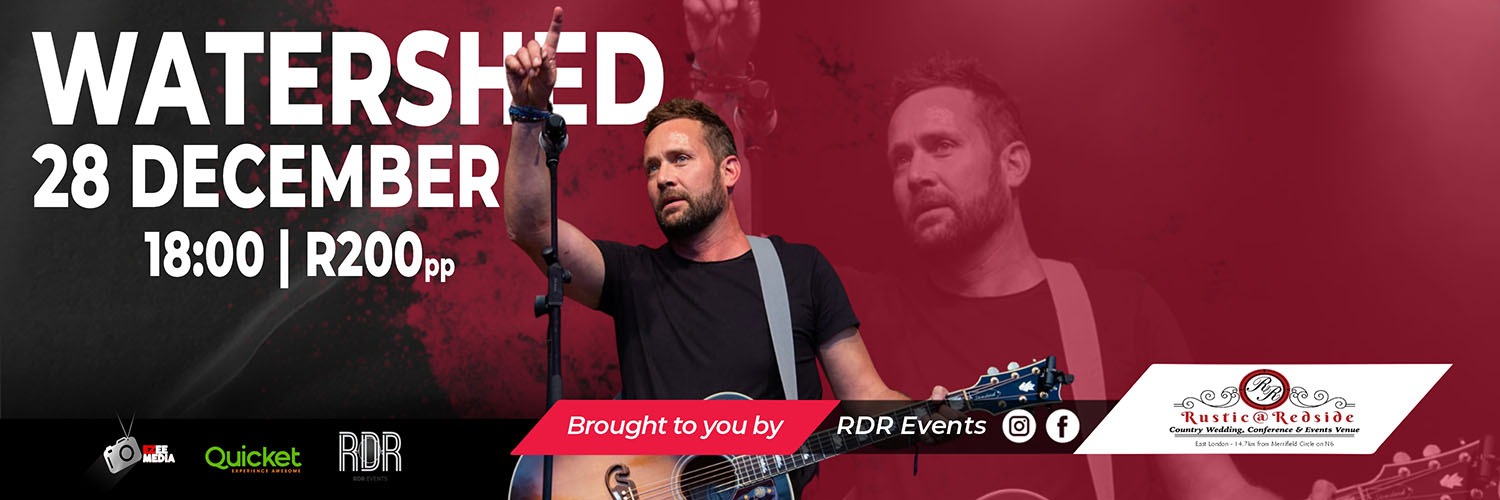 Book tickets for Watershed at Rustic@Redside