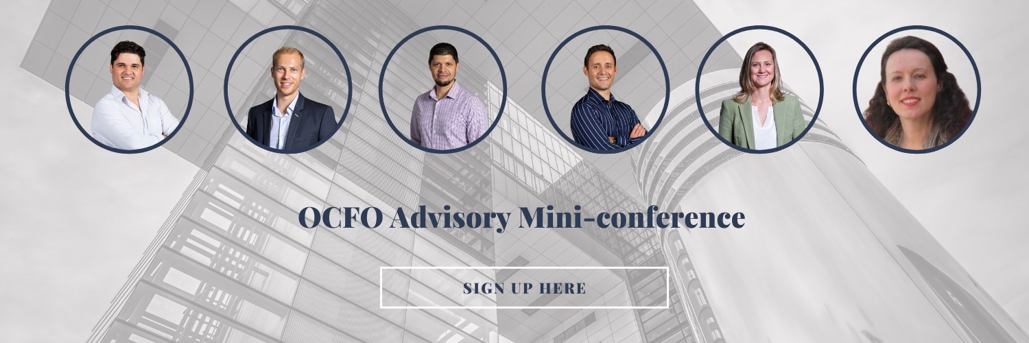 Book tickets for OCFO Advisory Mini-conference