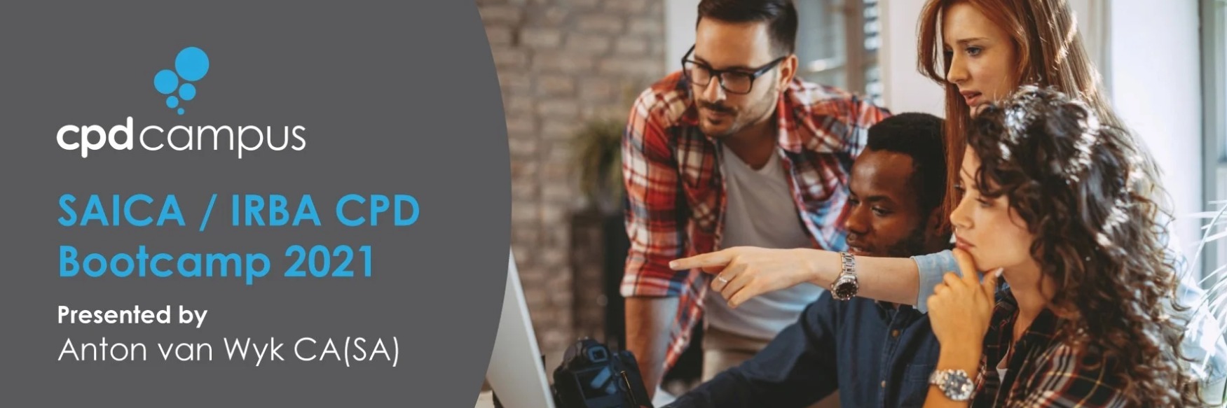 Book tickets for SAICA/IRBA CPD Bootcamp 2021 (final opportunity for 2021!)