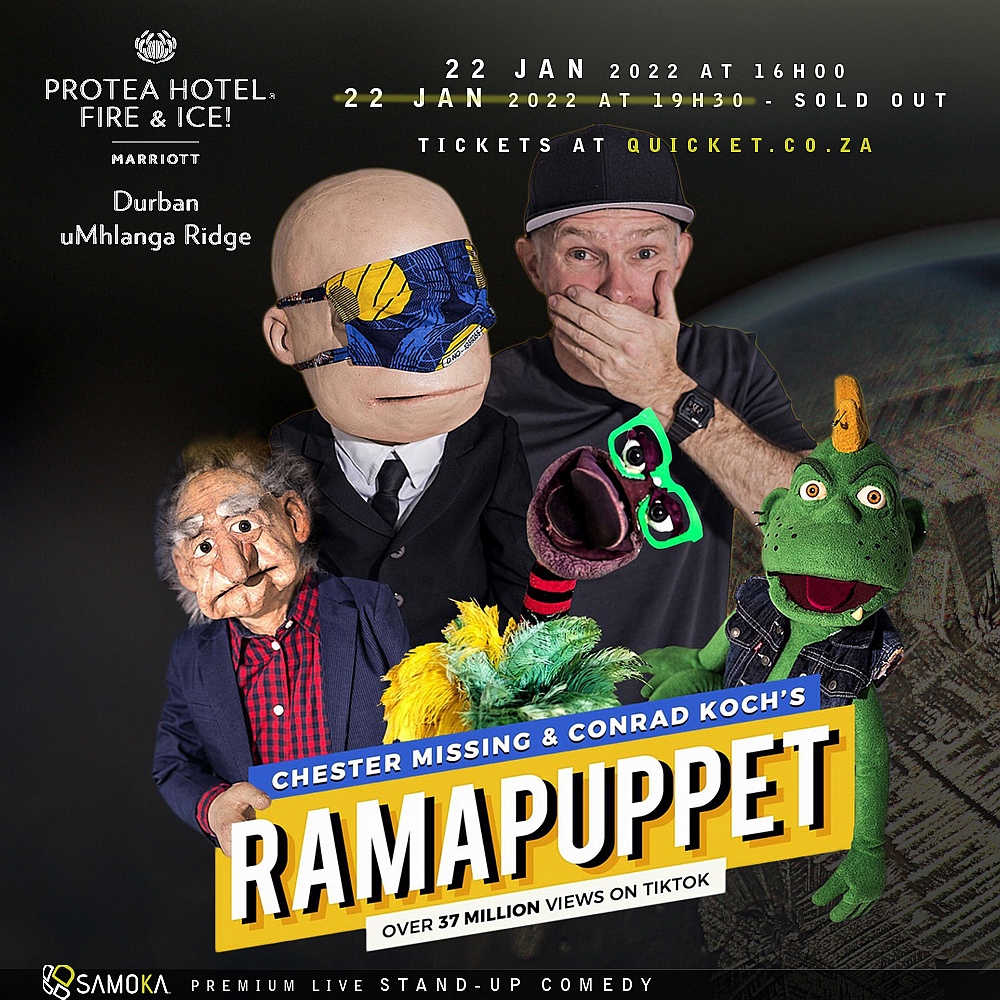 Book tickets for Chester Missing & Conrad Koch's RAMAPUPPET LIVE in ...