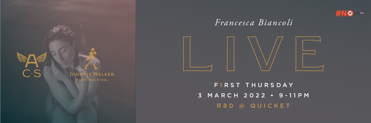 Book tickets for FRANCESCA BIANCOLI LIVE