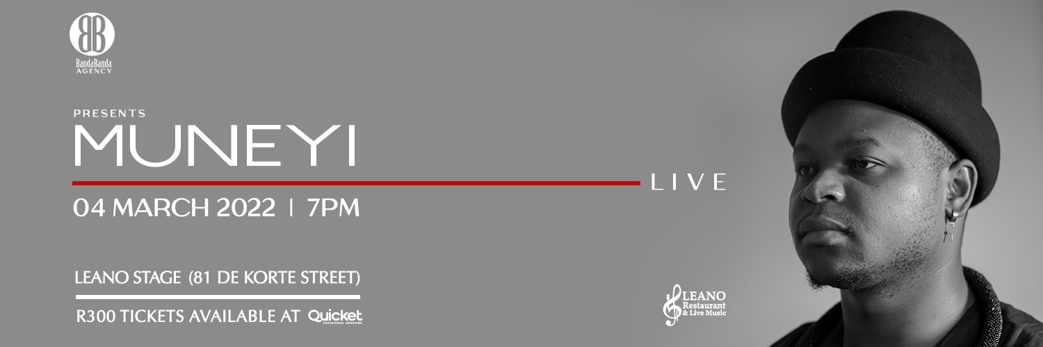 Book tickets for MUNEYI LIVE