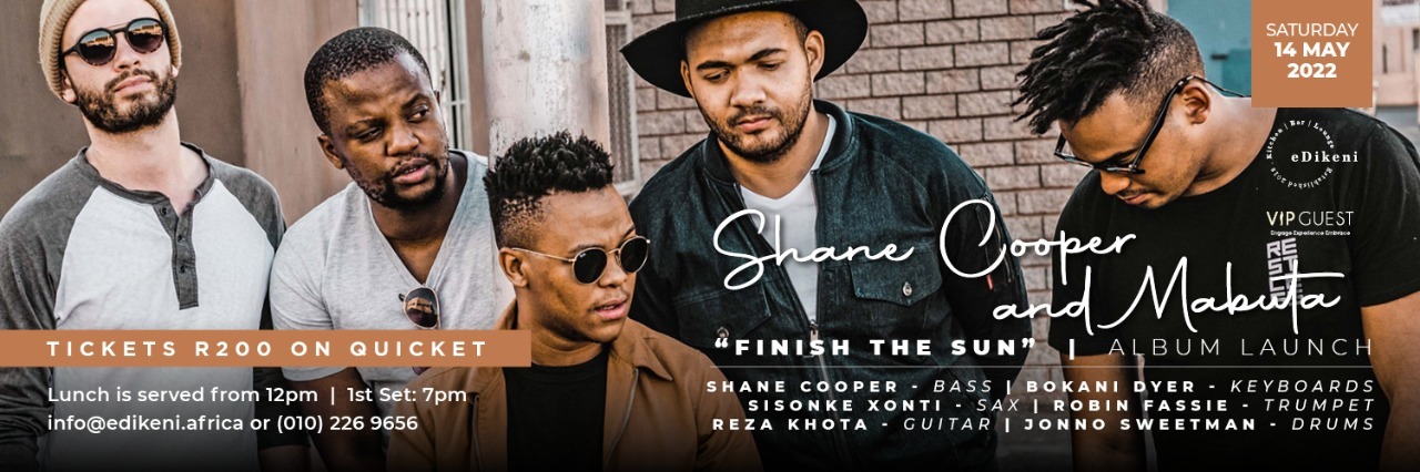 Book tickets for Shane Cooper & MABUTA | "Finish The Sun" Album Launch ...