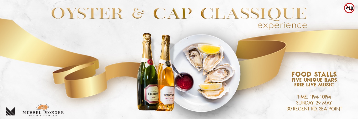 Book tickets for Mojo's Oyster & Cap Classique Experience