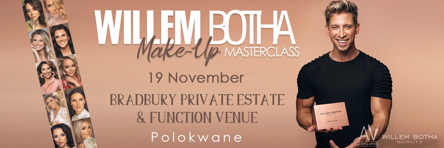 Book tickets for Willem Botha Make-Up Masterclass - POLOKWANE
