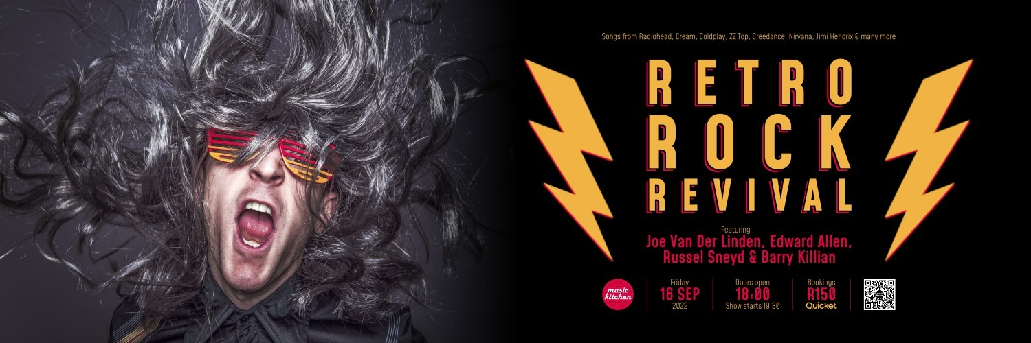 Book tickets for "Retro Rock Revival" Ft Joe Van Der Linden, Edward ...