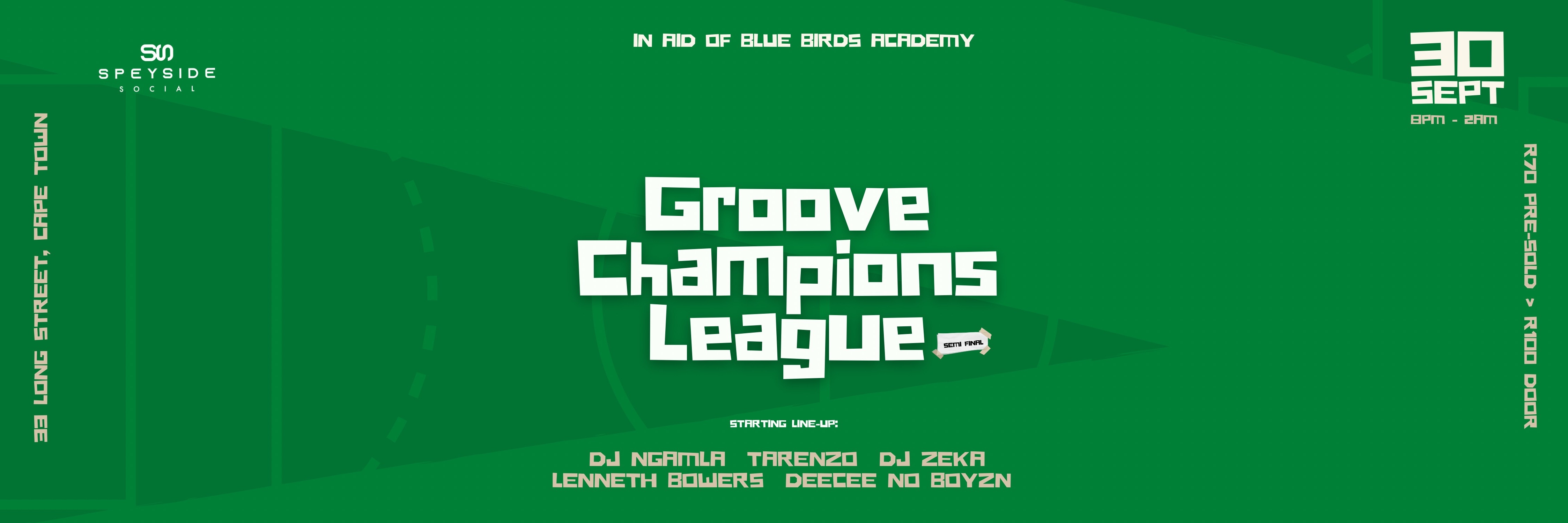 Book tickets for Groove Champions League
