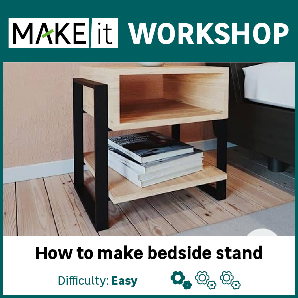 Book tickets for How to make Bedside stand - R250