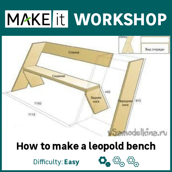 Book tickets for How to make a Leopold Bench
