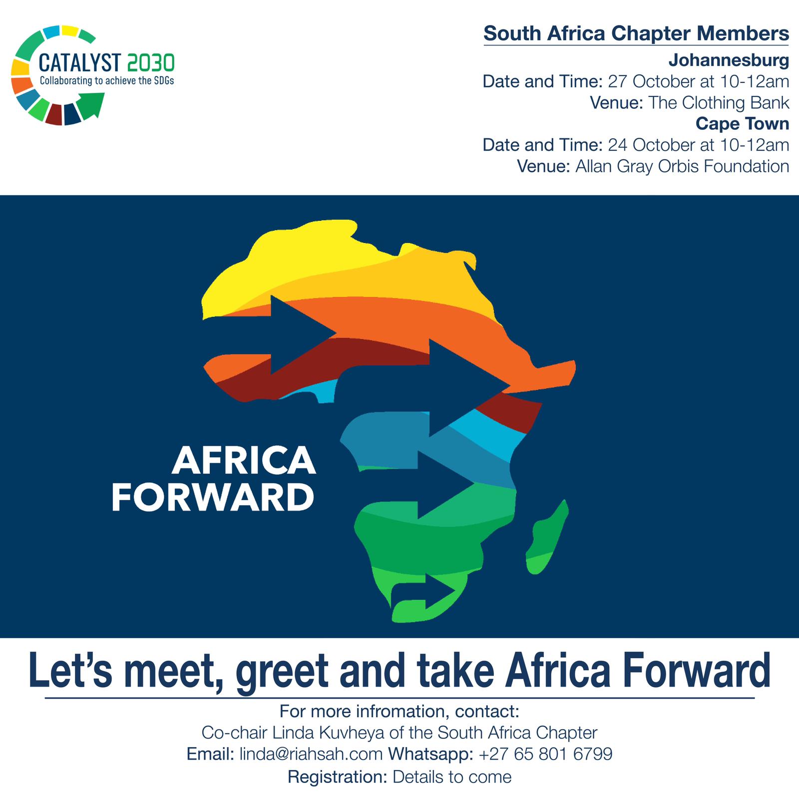 Book tickets for Africa Forward :: Catalyst 2030 Meet-up (Johannesburg)