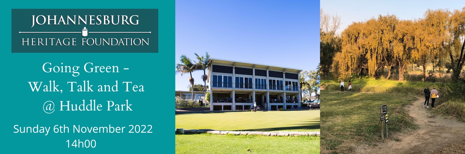 Book tickets for Going Green - Walk, Talk and Tea @ Huddle Park