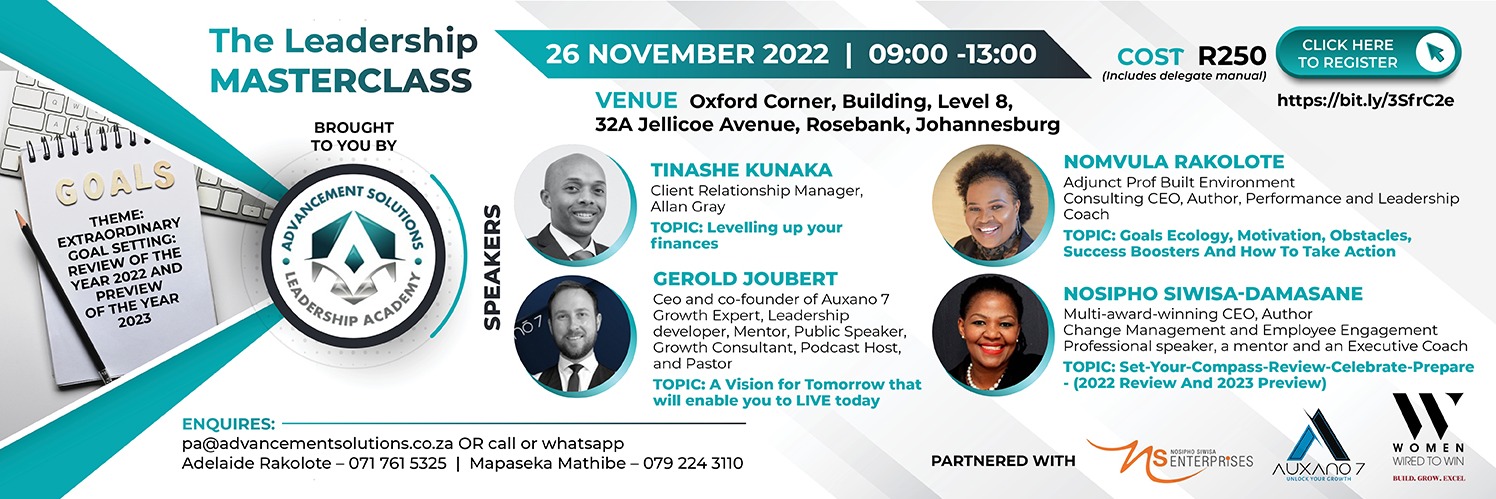 Book tickets for Leadership Masterclass - Extraordinary Goalsetting ...