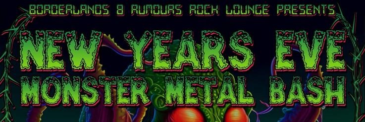 Book tickets for New Years Eve Monster Metal Bash