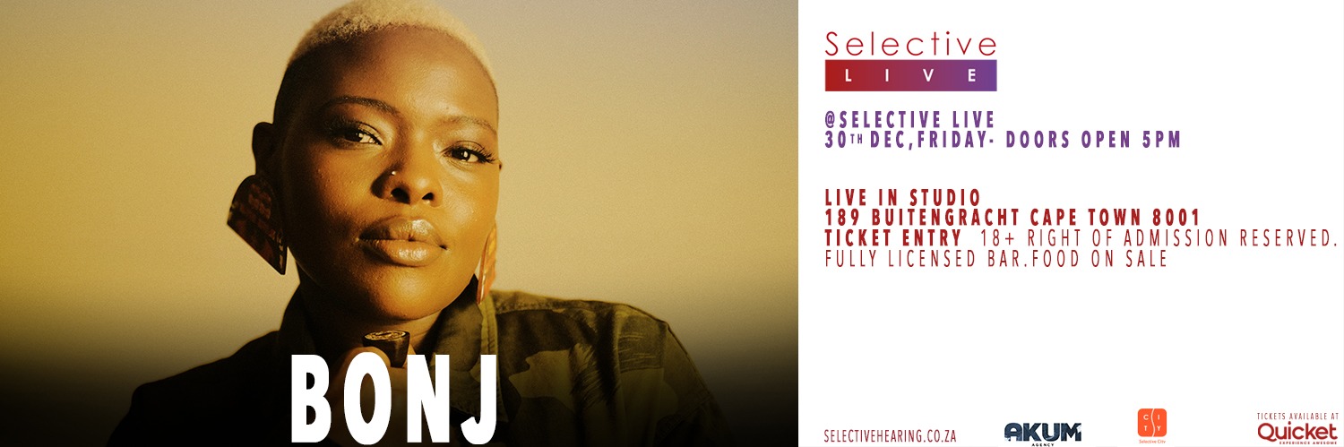 Book tickets for BONJ at Selective Live