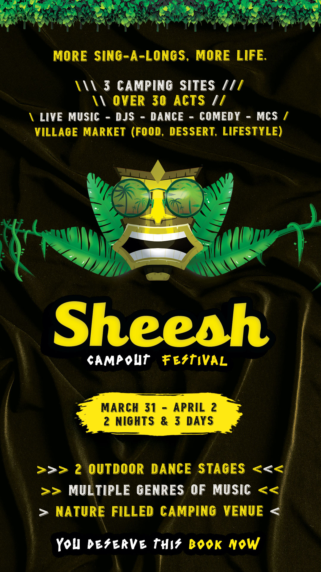 Book tickets for Sheesh Campout Festival