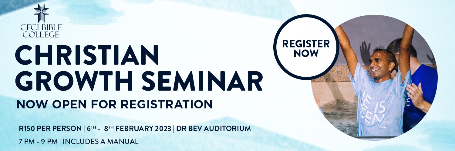 Book tickets for Christian Growth Seminar