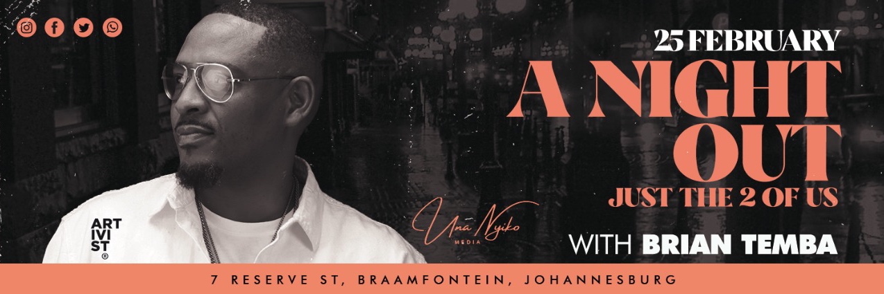Book tickets for A night out : Just the 2of US with Brian Temba