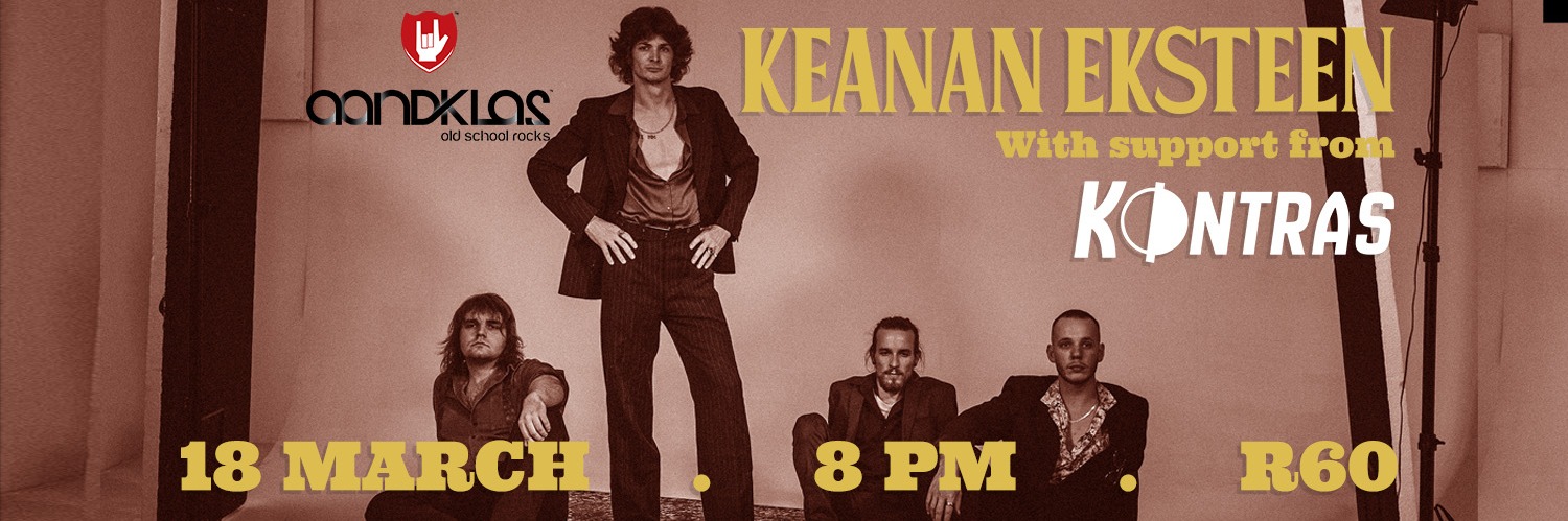 Book tickets for Keanan Eksteen & Kontras - LIVE at Aandklas