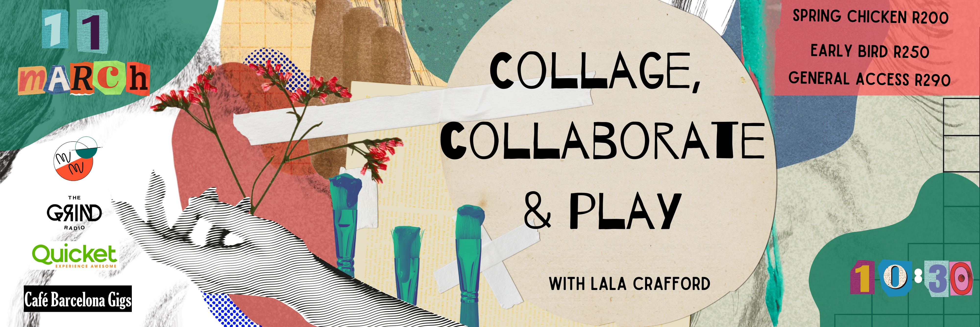 Book tickets for Collage, Collaborate & Play with Lala Crafford