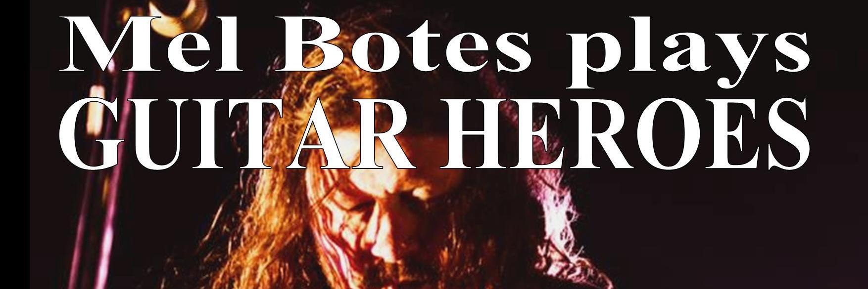 Book tickets for Mel Botes Plays Guitar Heroes!