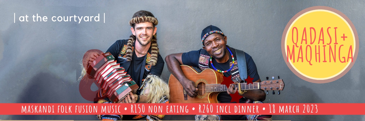 Book tickets for | at the courtyard | presents Quadasi + Maqhinga