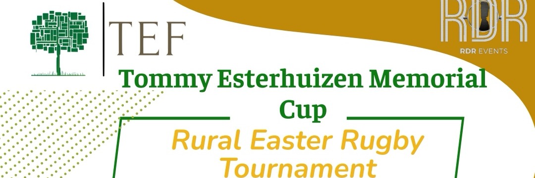 Book tickets for Tommy Esterhuizen Rural Easter Rugby Tournament