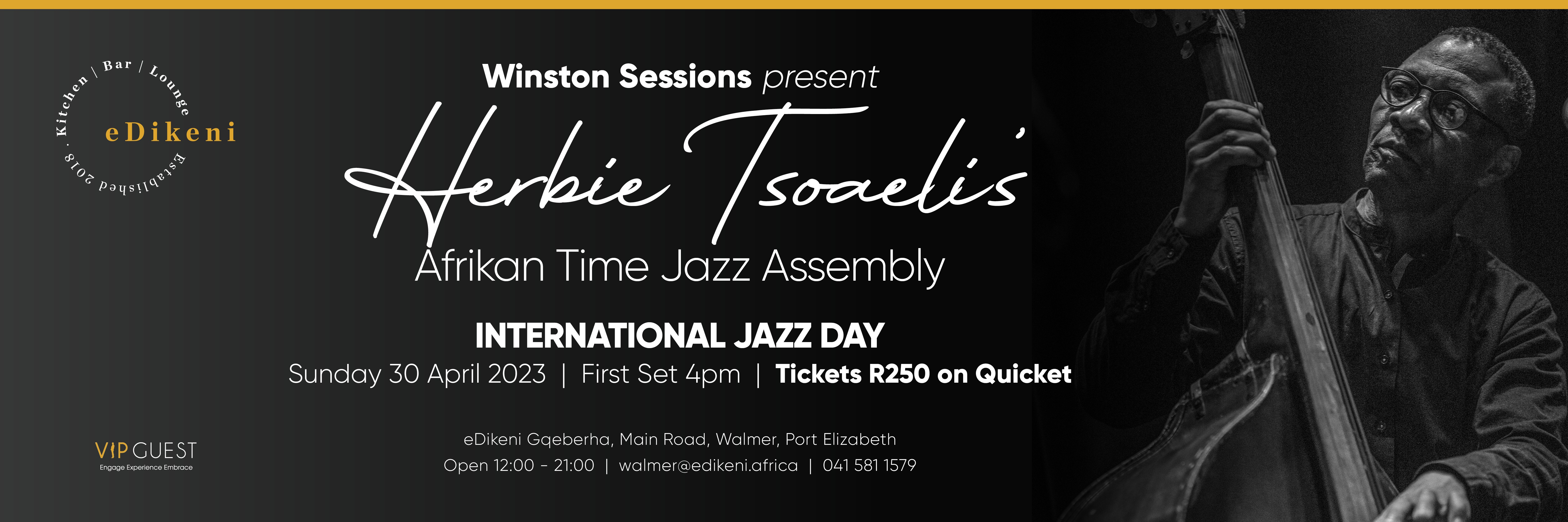Book tickets for Winston Sessions present Herbie Tsoaeli eDikeni Gqeberha